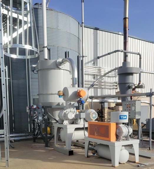 Material unloading Systems for Plastic Processing