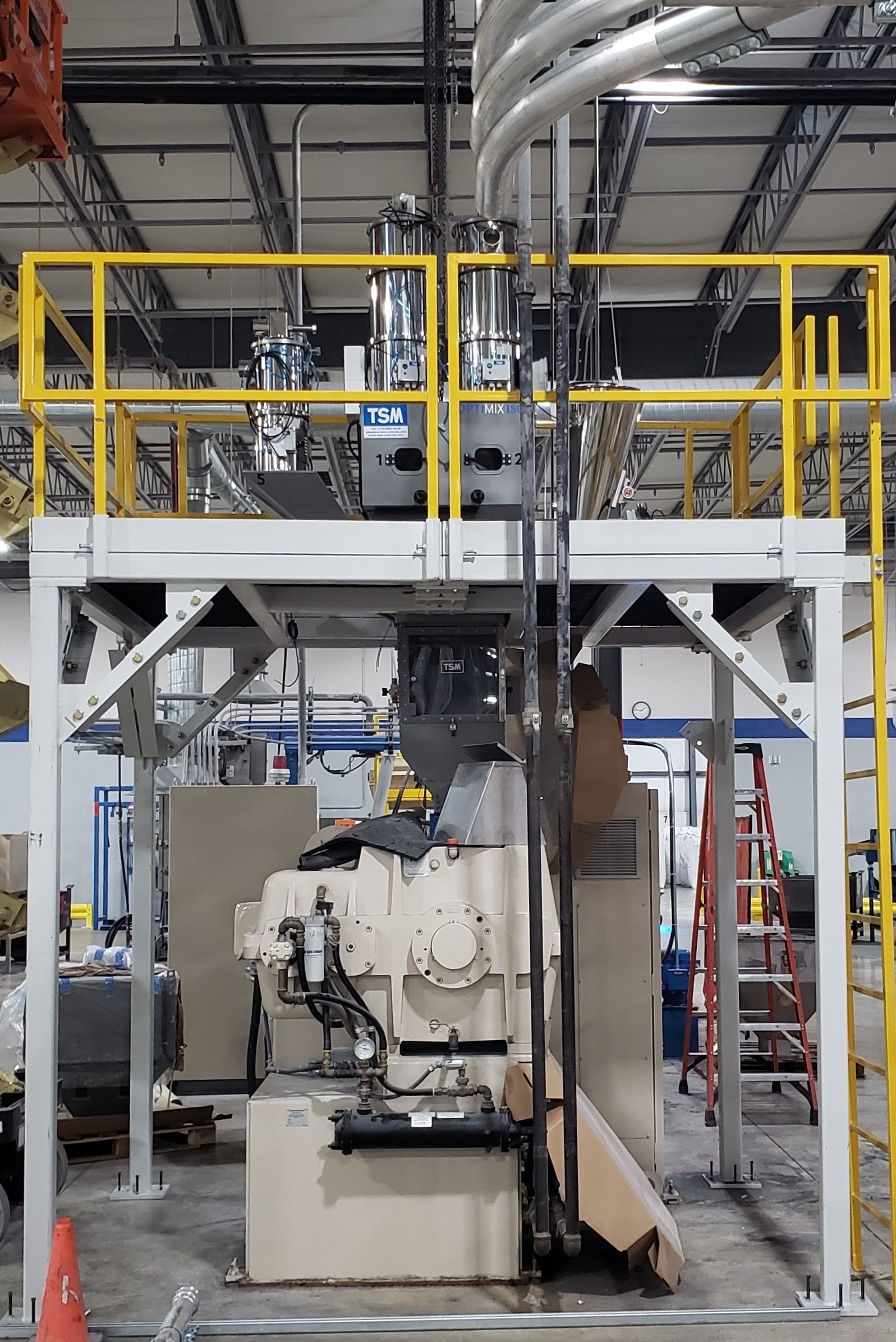 Powder Blender with Material Handling System at PolySource LLC